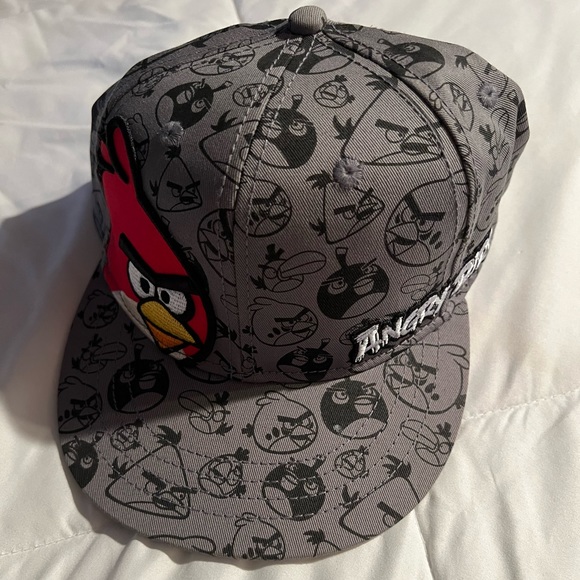 angry birds | Accessories | Angry Birds Hat Has Some Name Written In ...